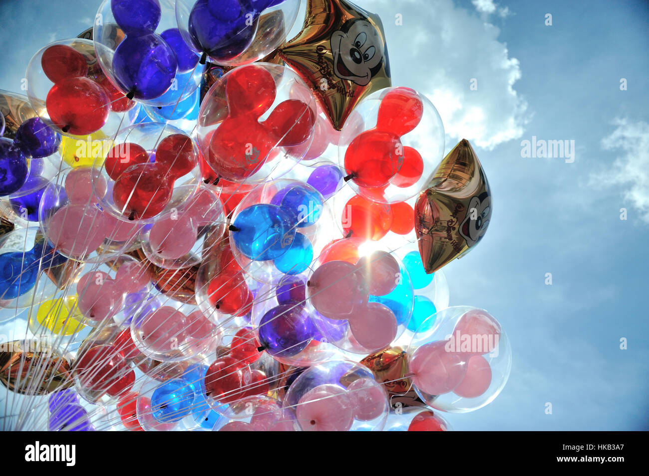 Bolloons Mickey shape in Disney parks Stock Photo - Alamy