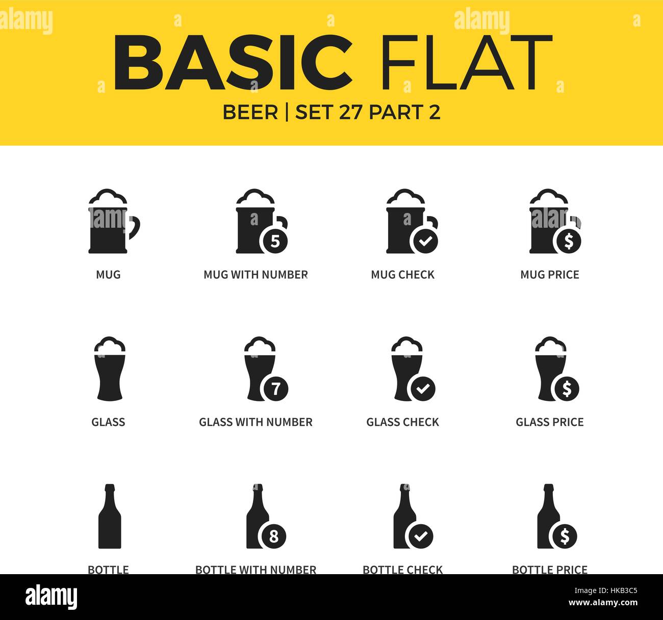 Basic glass container Stock Vector Images - Alamy