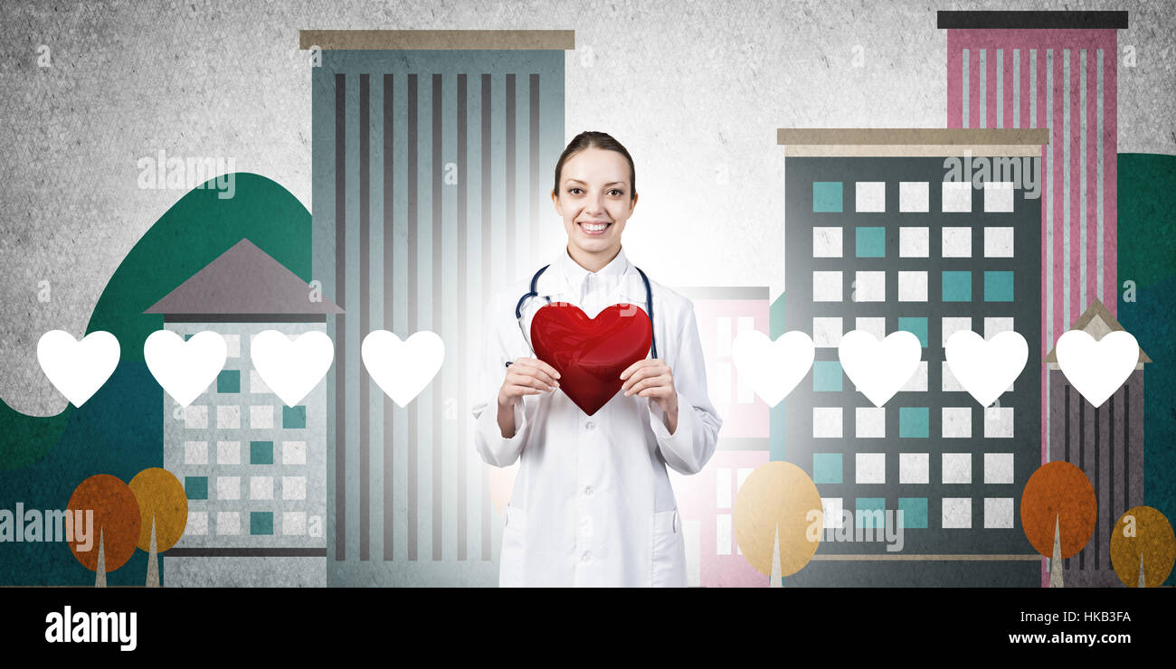Check your heart health Stock Photo - Alamy