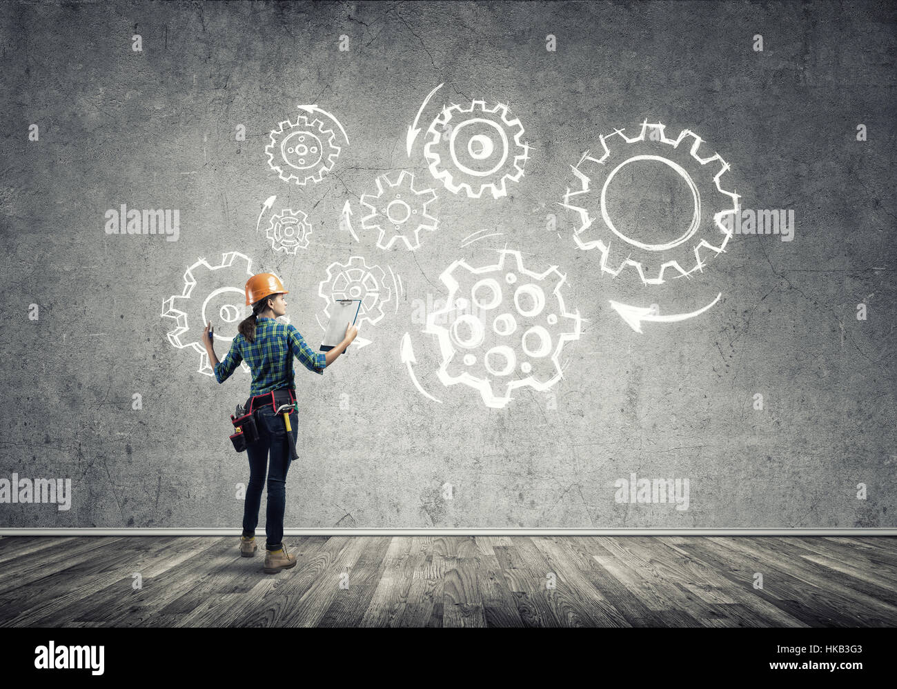 Industrial construction and maintenance Stock Photo - Alamy