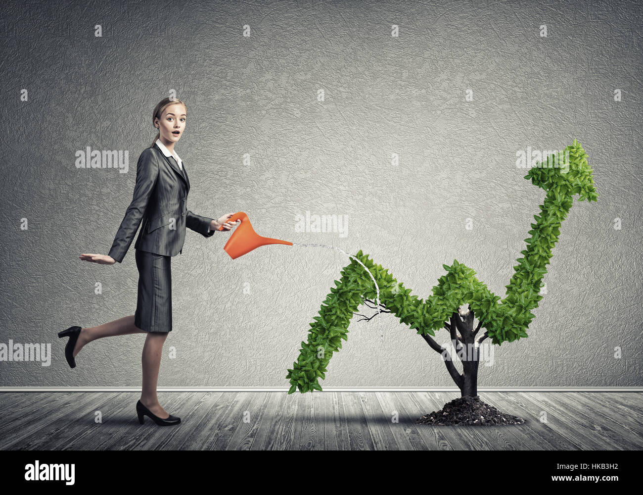 Make your money grow Stock Photo - Alamy