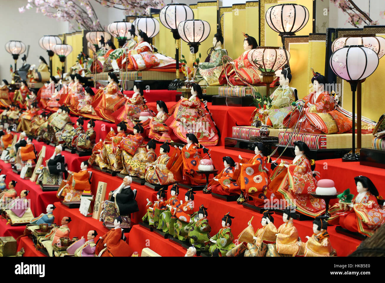 Dolls the hina matsuri girls day hi-res stock photography and images ...