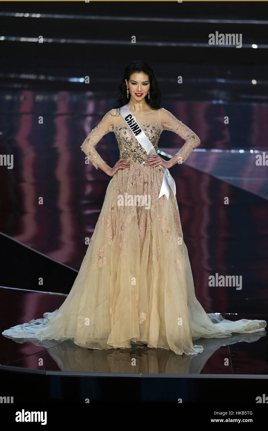 Pasay City, Philippines. 26th Jan, 2017. Miss China Li Zhenying in her ...
