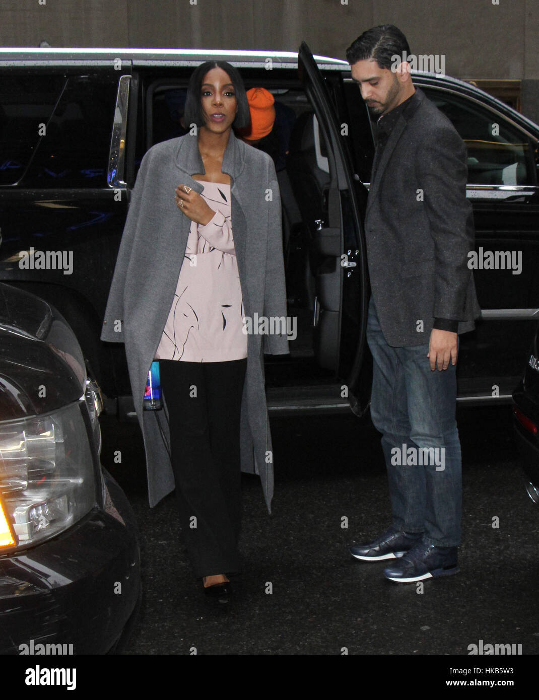 New York, USA. 26th Jan, 2017. Actress Kelly Rowland seen out and about ...
