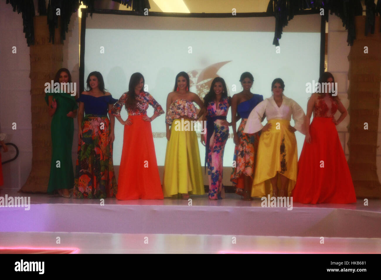 Panama City, Panama. 26th January, 2017. All models on stage wearing ...