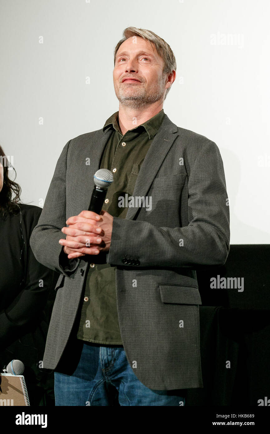 Tokyo, Japan. 27th Jan, 2017. Danish actor Mads Mikkelsen attends a ...