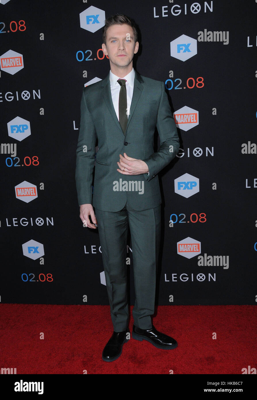 West Hollywood, California, USA. 26th Jan, 2017. Dan Stevens. FX's ...