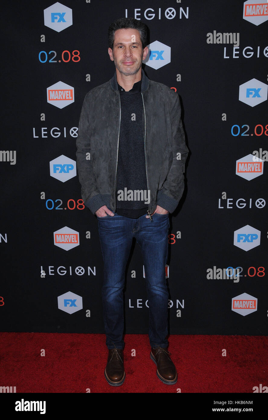 West Hollywood, California, USA. 26th Jan, 2017. Simon Kinberg. FX's ...