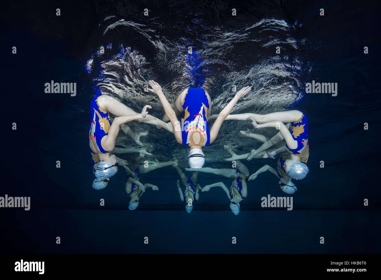 Aquatics Synchronized Swimming High Resolution Stock Photography and ...