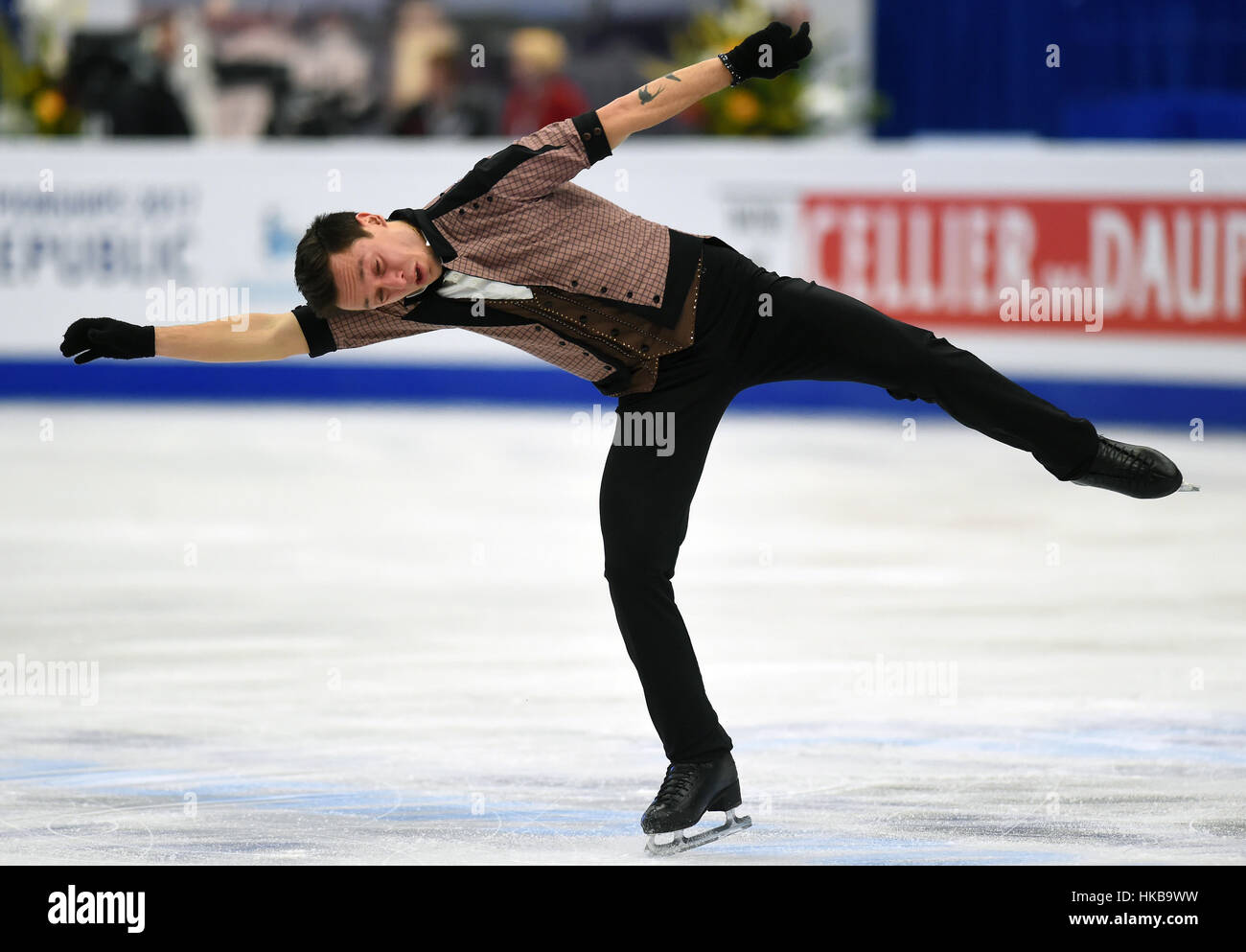 Ostrava, Czech Republic. 27th Jan, 2017. Israel's Alexei Bychenko ...