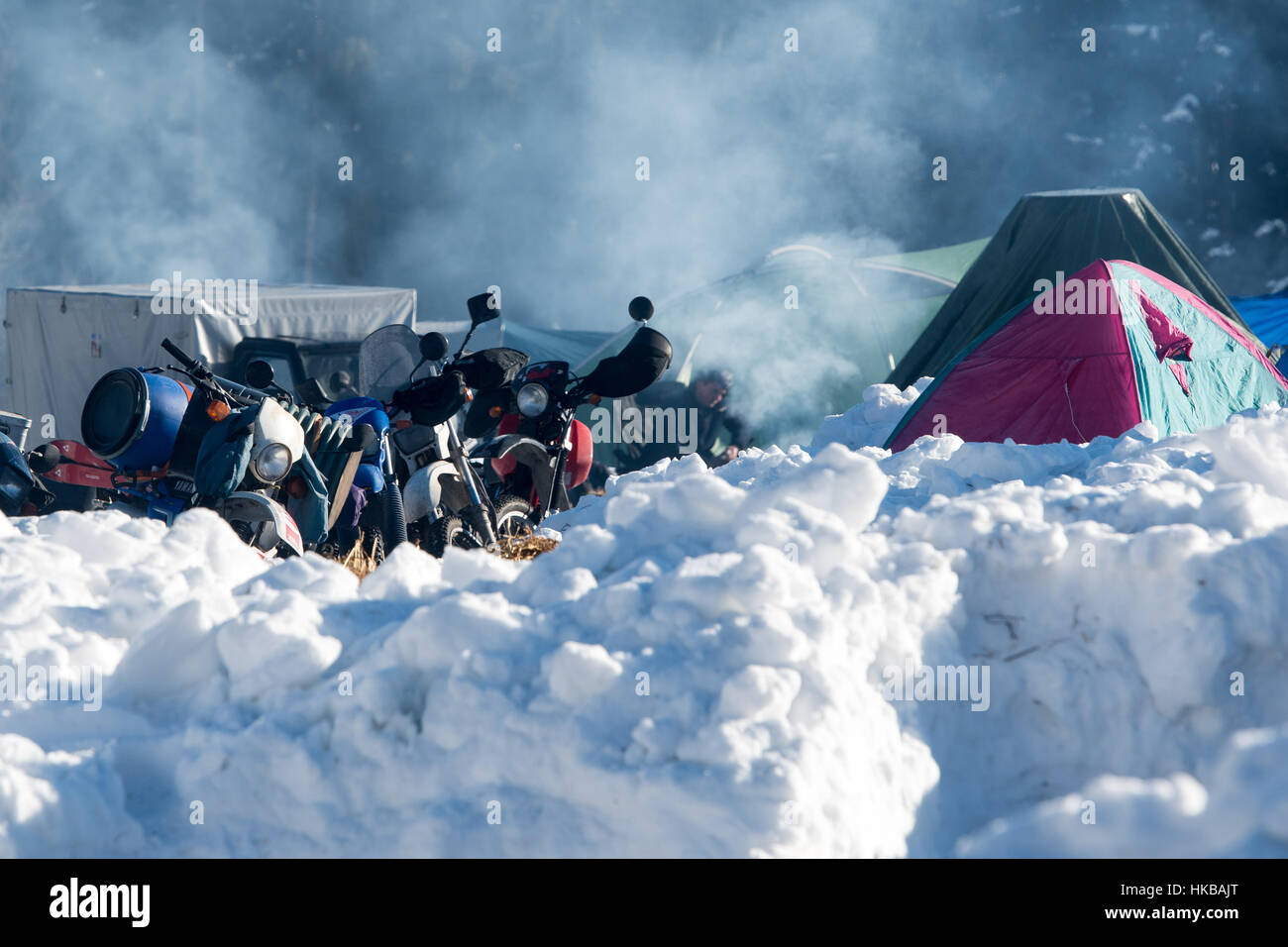 Thurmansbang, Germany. 27th Jan, 2017. View of the grounds of the ...
