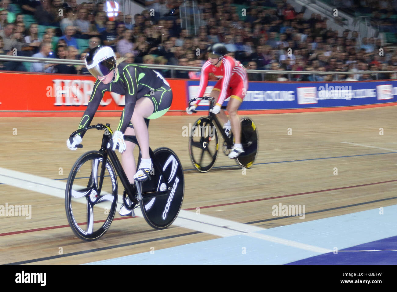 Manchester, UK. 27th Jan, 2017. Jessica Crampton takes first place in ...