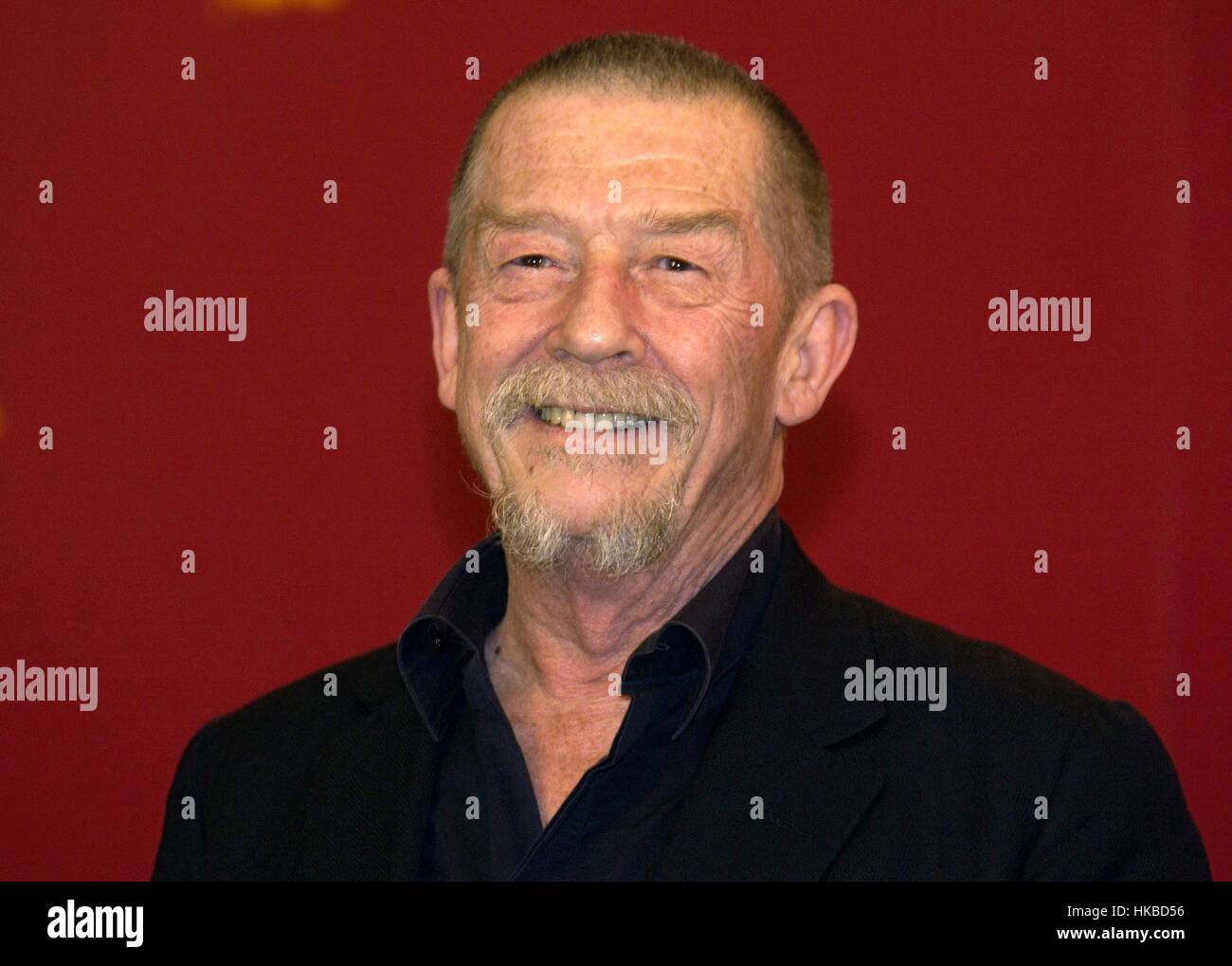 (dpa) - British actor John Hurt presents his latest movie 'Owning ...
