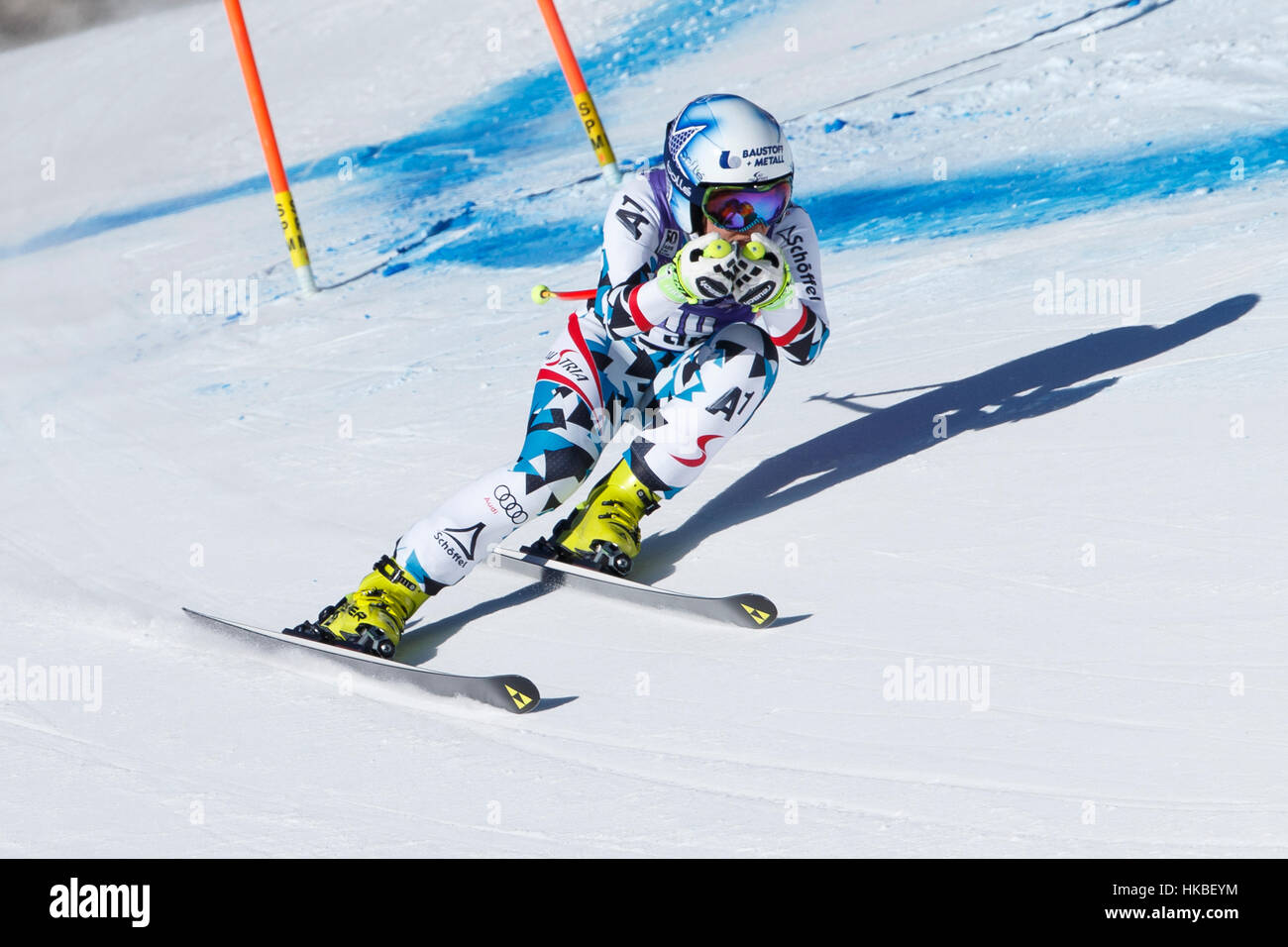 Cortina d'Ampezzo, Italy. 28th Jan, 2017. SCHMIDHOFER Nicole (Aut ...