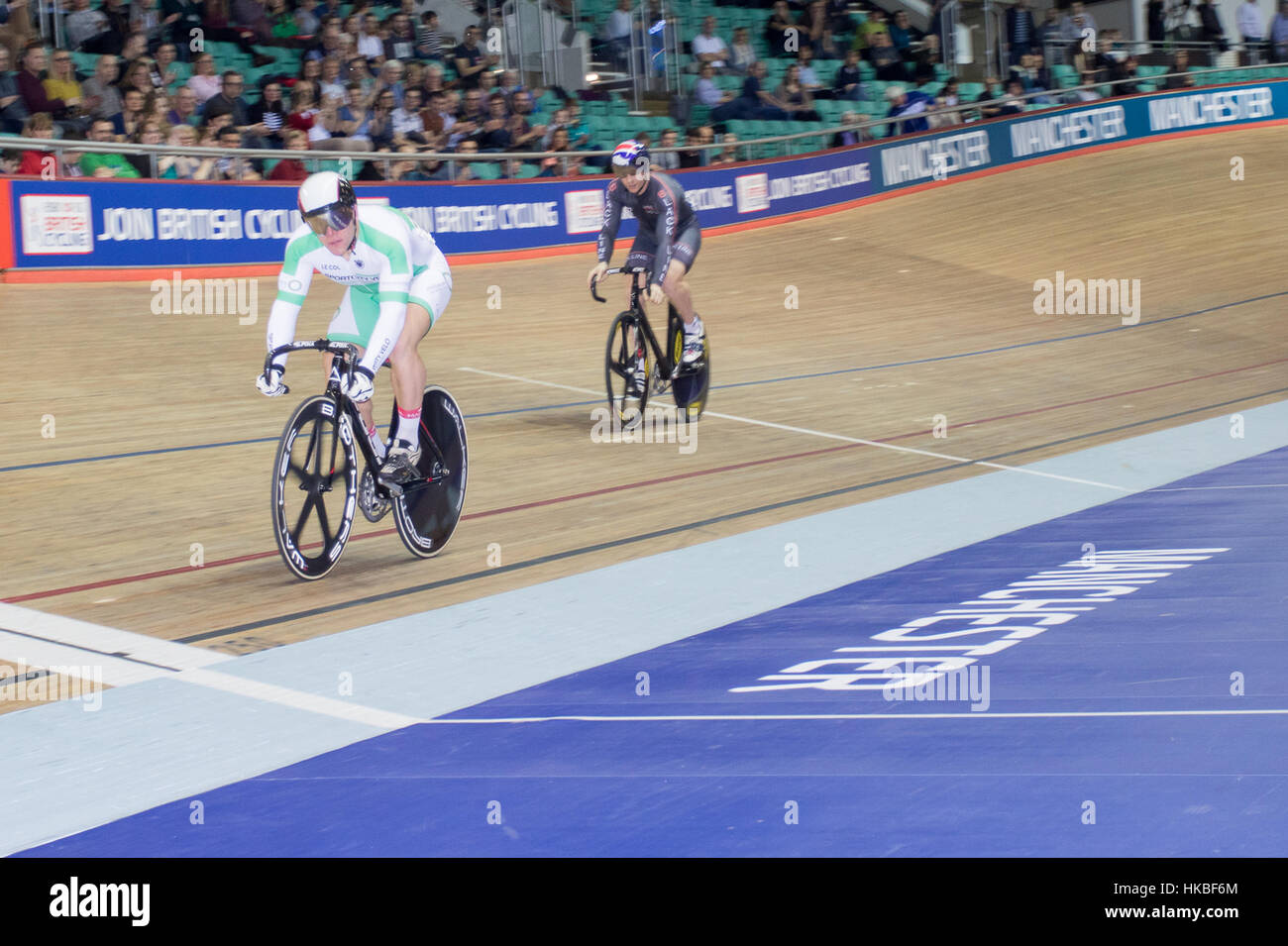 Manchester, UK. 28th Jan, 2017. Matthew Rotherham qualifies for the ...