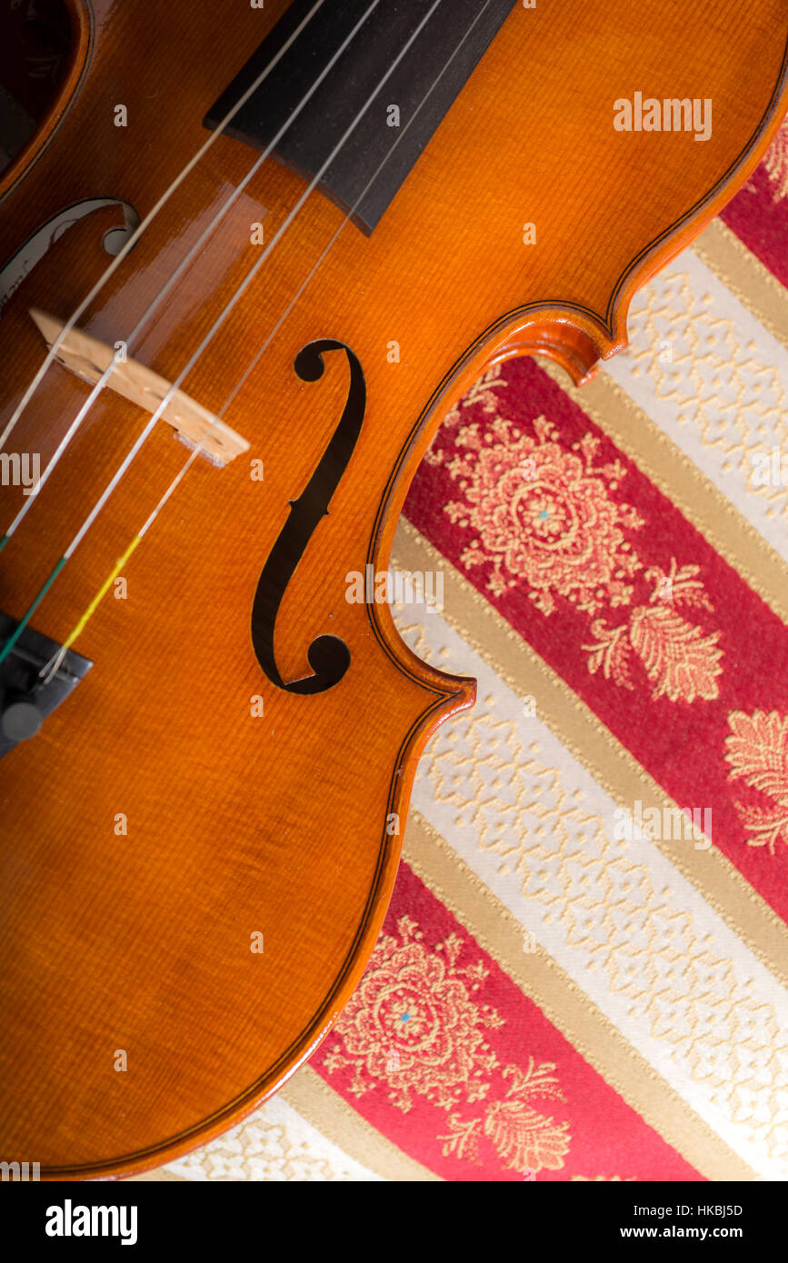 Still life with a music instrument, an cremonese violin by violin maker ...
