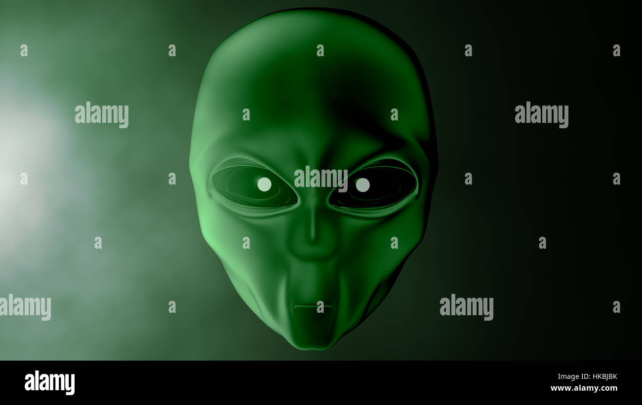 Alien 3d render Stock Photo - Alamy