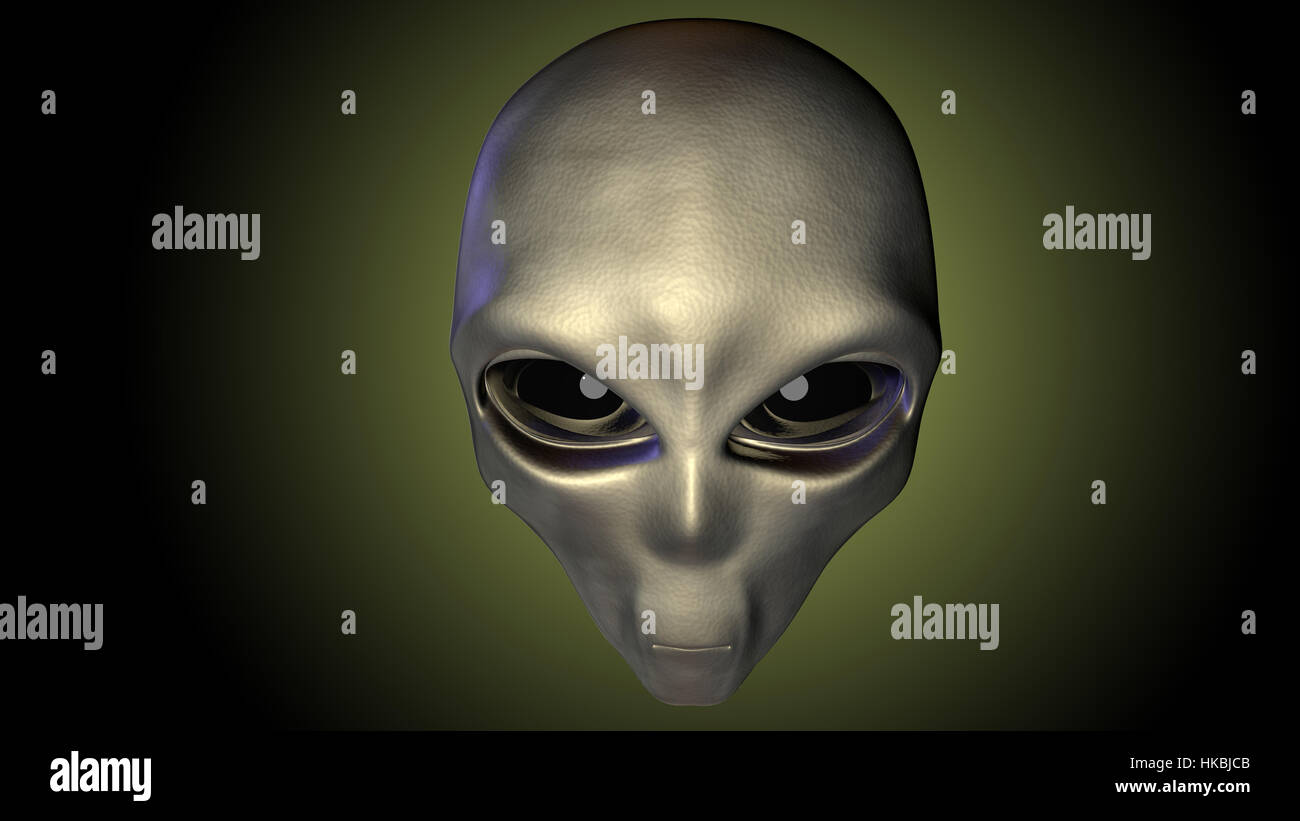 Alien 3d render Stock Photo - Alamy