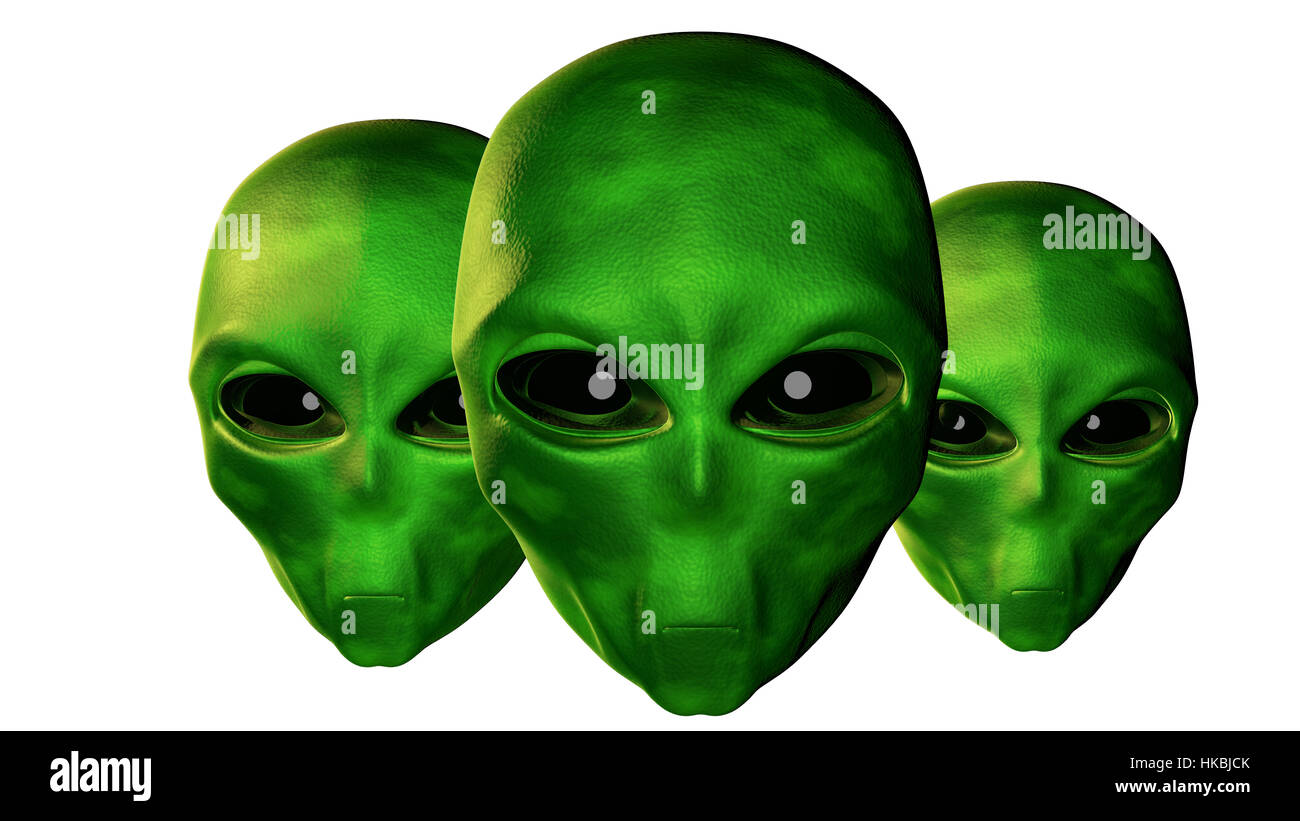Alien 3d render Stock Photo - Alamy