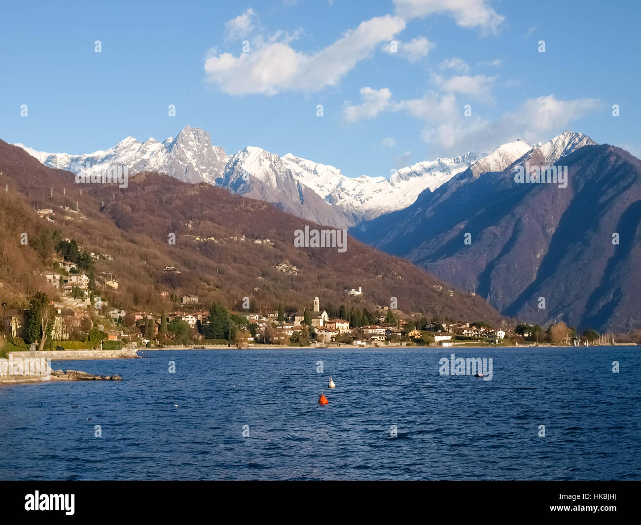Lake of Como, Italy. Lake Como, Italy. Panorama of the lake and ...