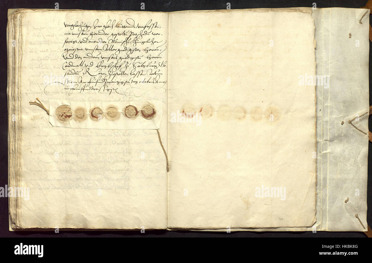 This 1535 seal of the 'Rezess von Wien' is an important historical ...