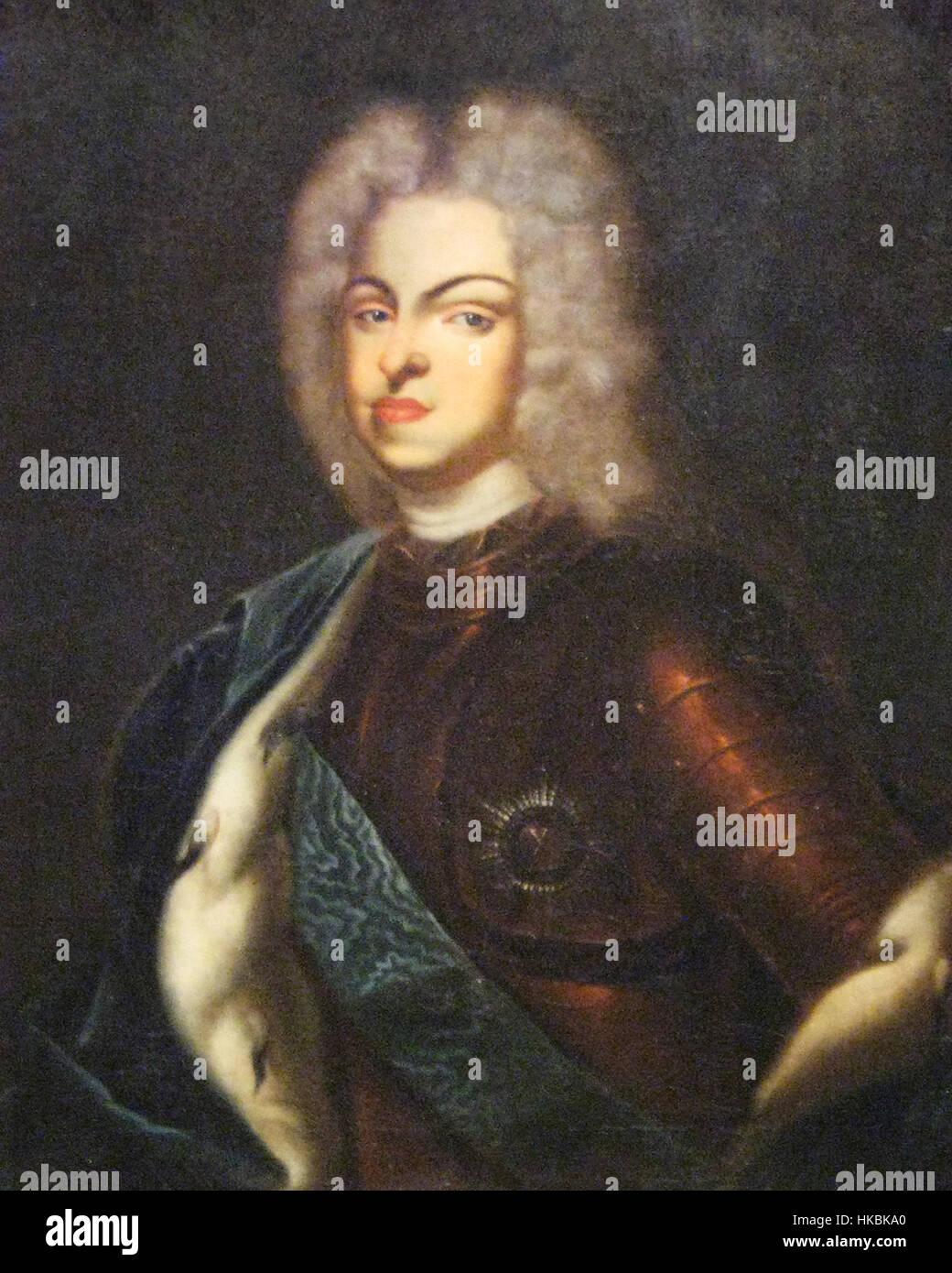 This anonymous 18th-century portrait depicts Charles Frederick of ...