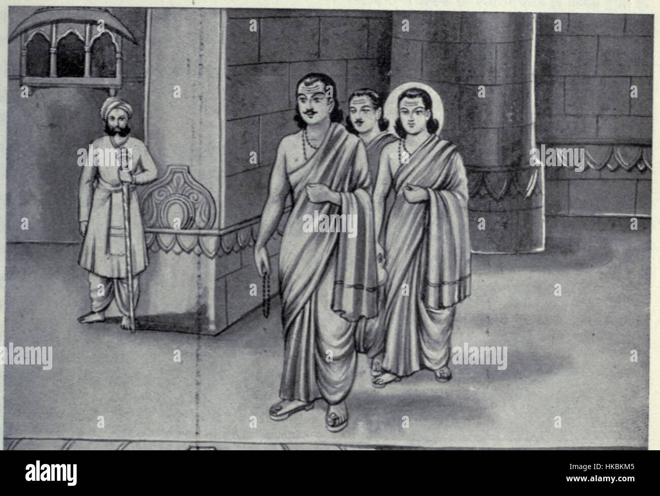 This artwork depicts the famous scene from the Mahabharata where Krisna ...