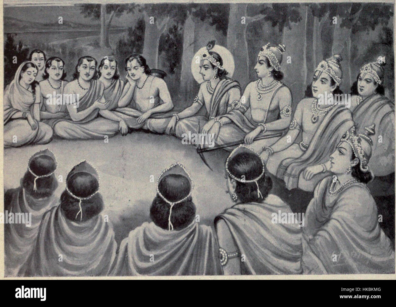 Pandavas Painting High Resolution Stock Photography and Images - Alamy