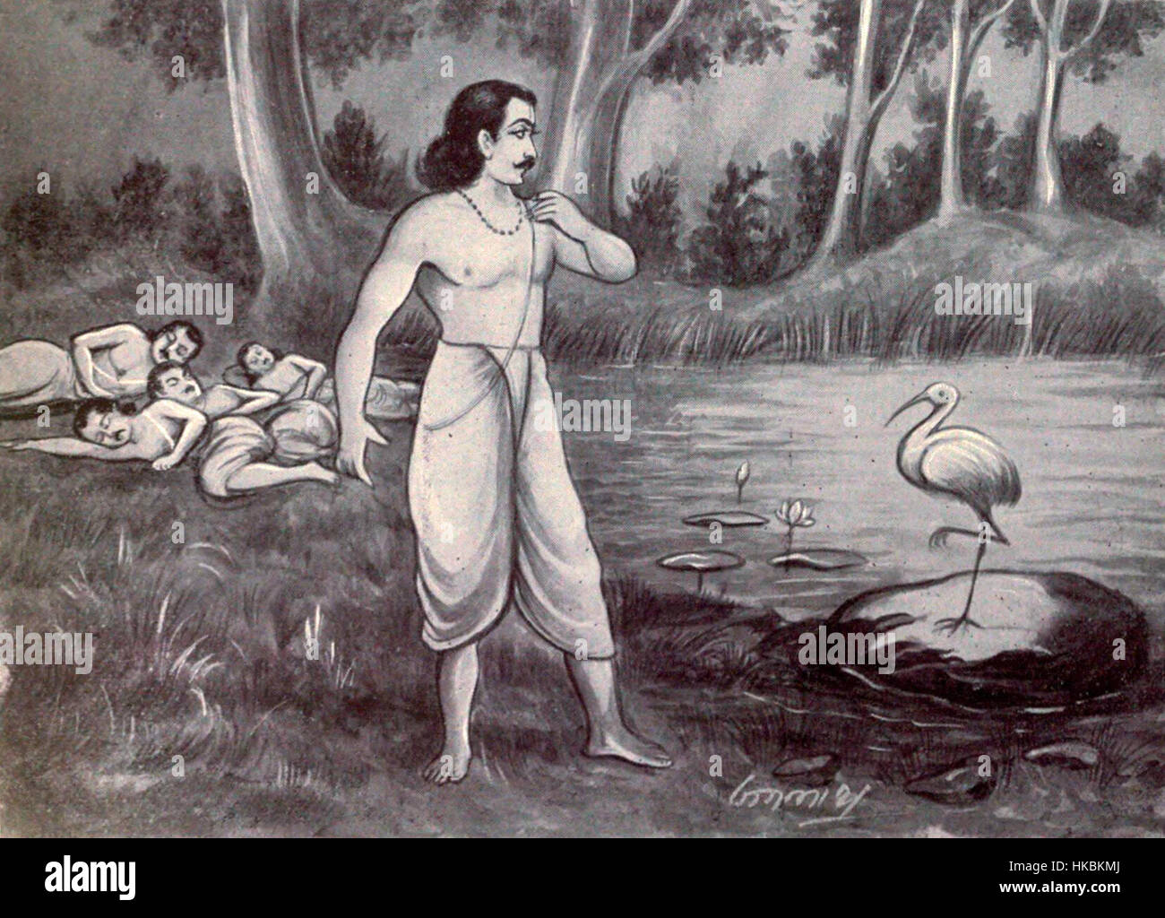 Yaksha painting hi-res stock photography and images - Alamy