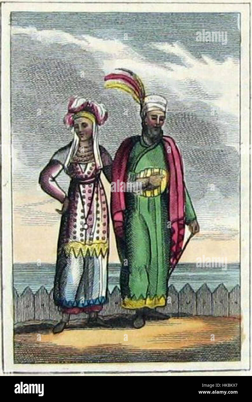 'Man and Woman of Goa' is a painting that depicts a traditional couple ...