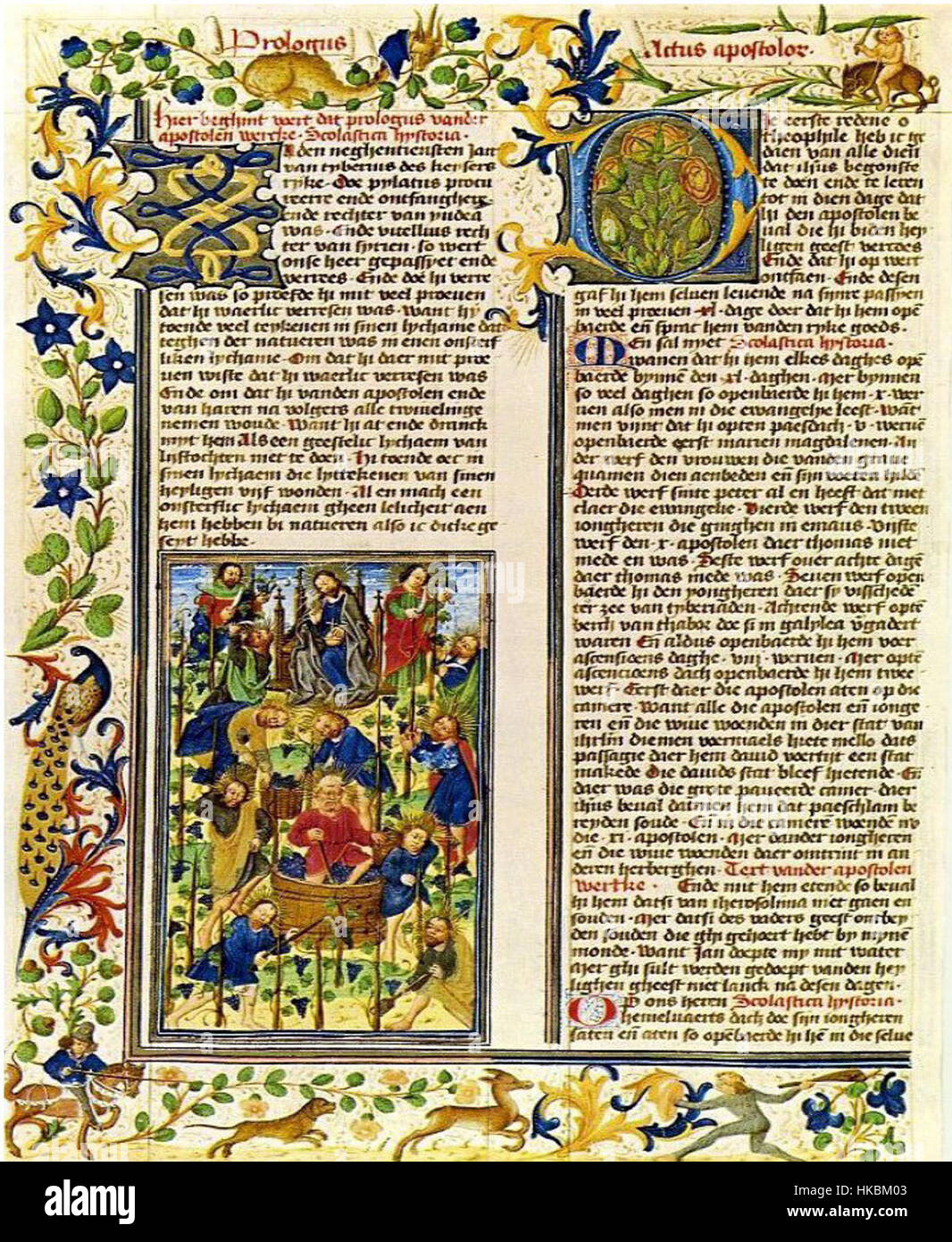 The Zoudenbalch Bible, attributed to the Master of the Feather Clouds ...