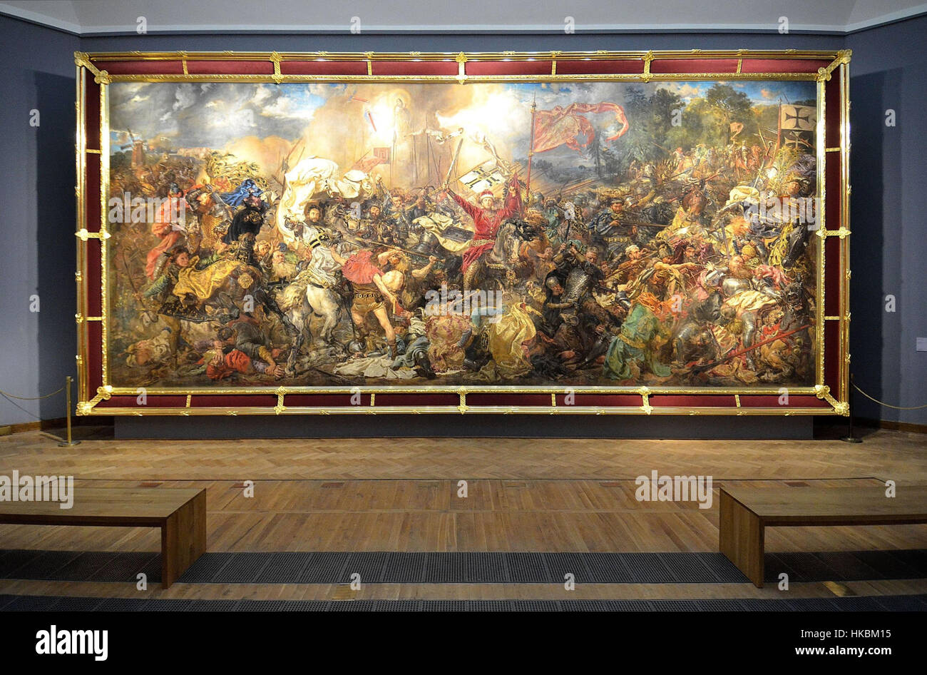 'Bitwa pod Grunwaldem' (The Battle of Grunwald) is an iconic painting ...
