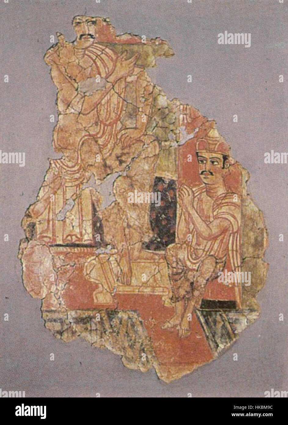 The Miran fresco is a rare example of ancient wall art, depicting ...