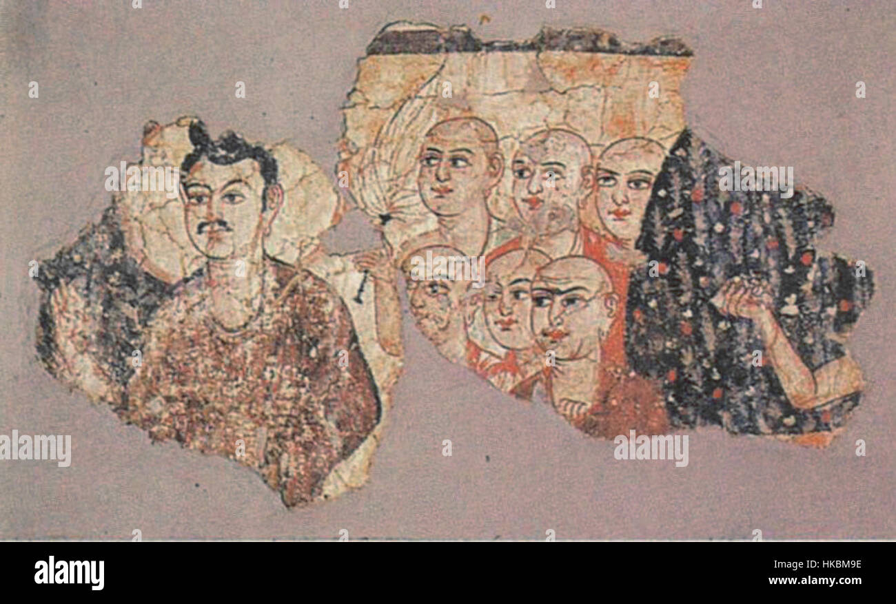 The Miran fresco is a well-preserved example of ancient mural painting ...