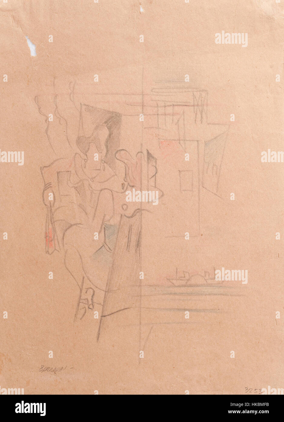 Rafael Barradas' 'Dos figuras' features two figures in a dynamic composition, showcasing his ...