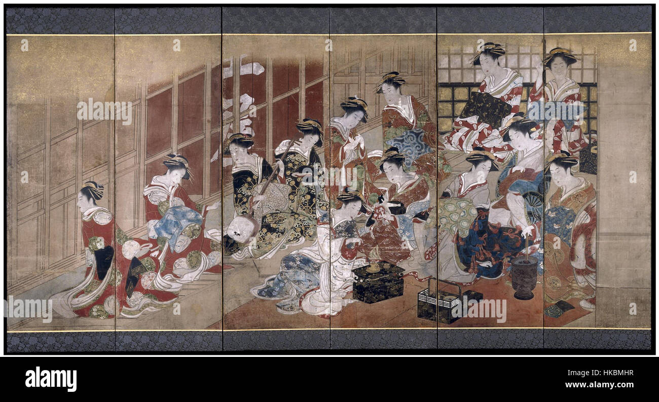 *Utagawa Toyoharu* was a Japanese ukiyo-e artist known for his ...