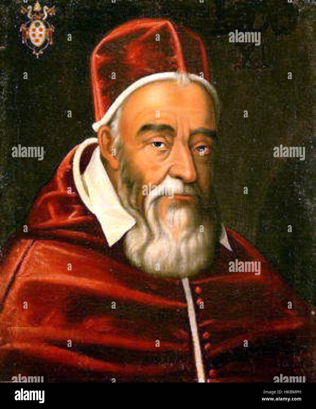This portrait of Pope Leo XI, painted during his brief papacy in 1605 ...