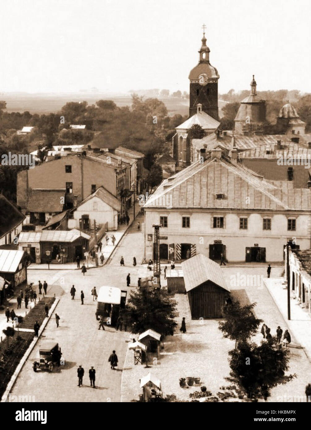 This historical image of Przeworsk Rynek, the main square in Przeworsk ...