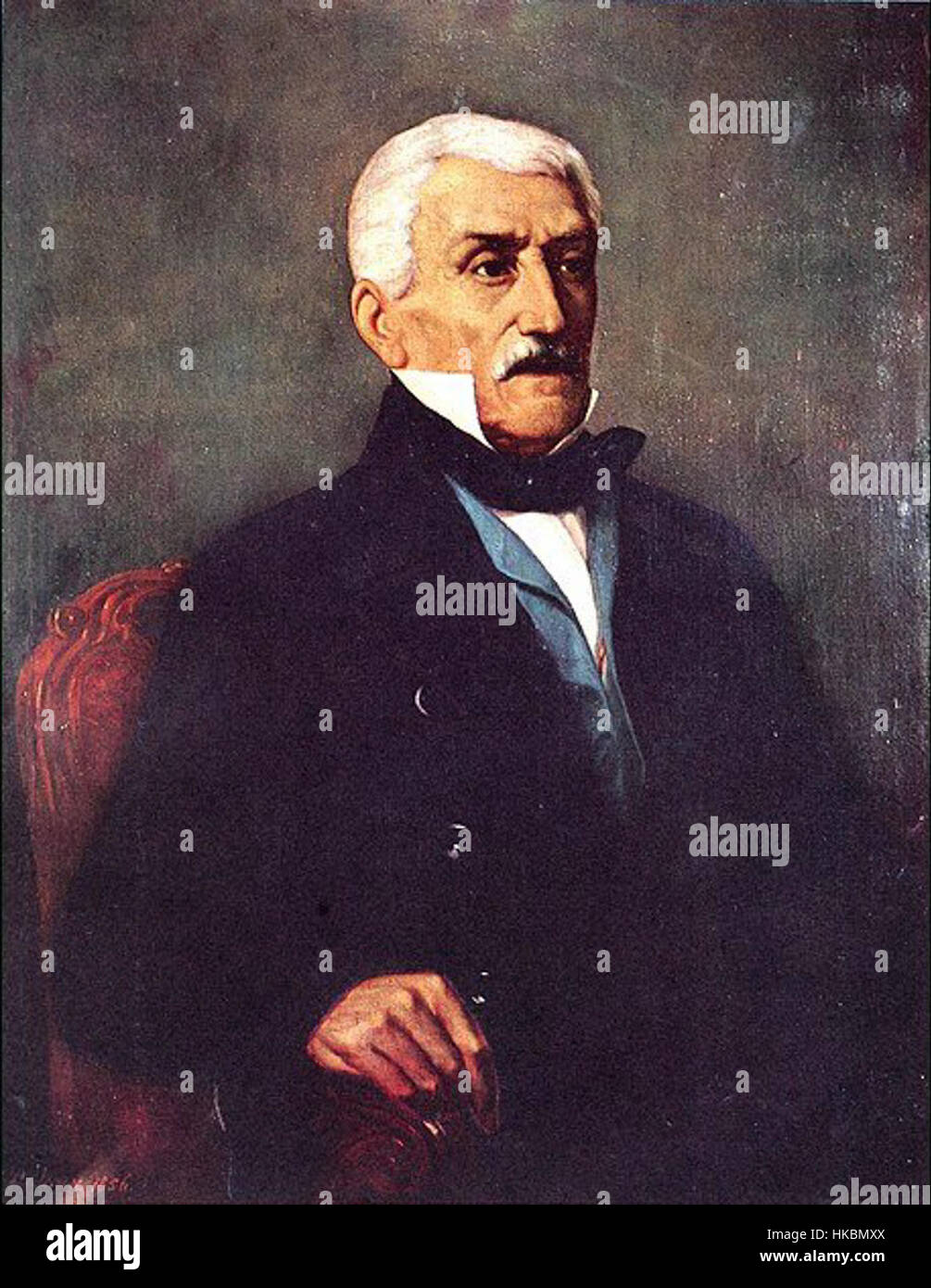 This artwork portrays the historical figure of General San Martín, a ...