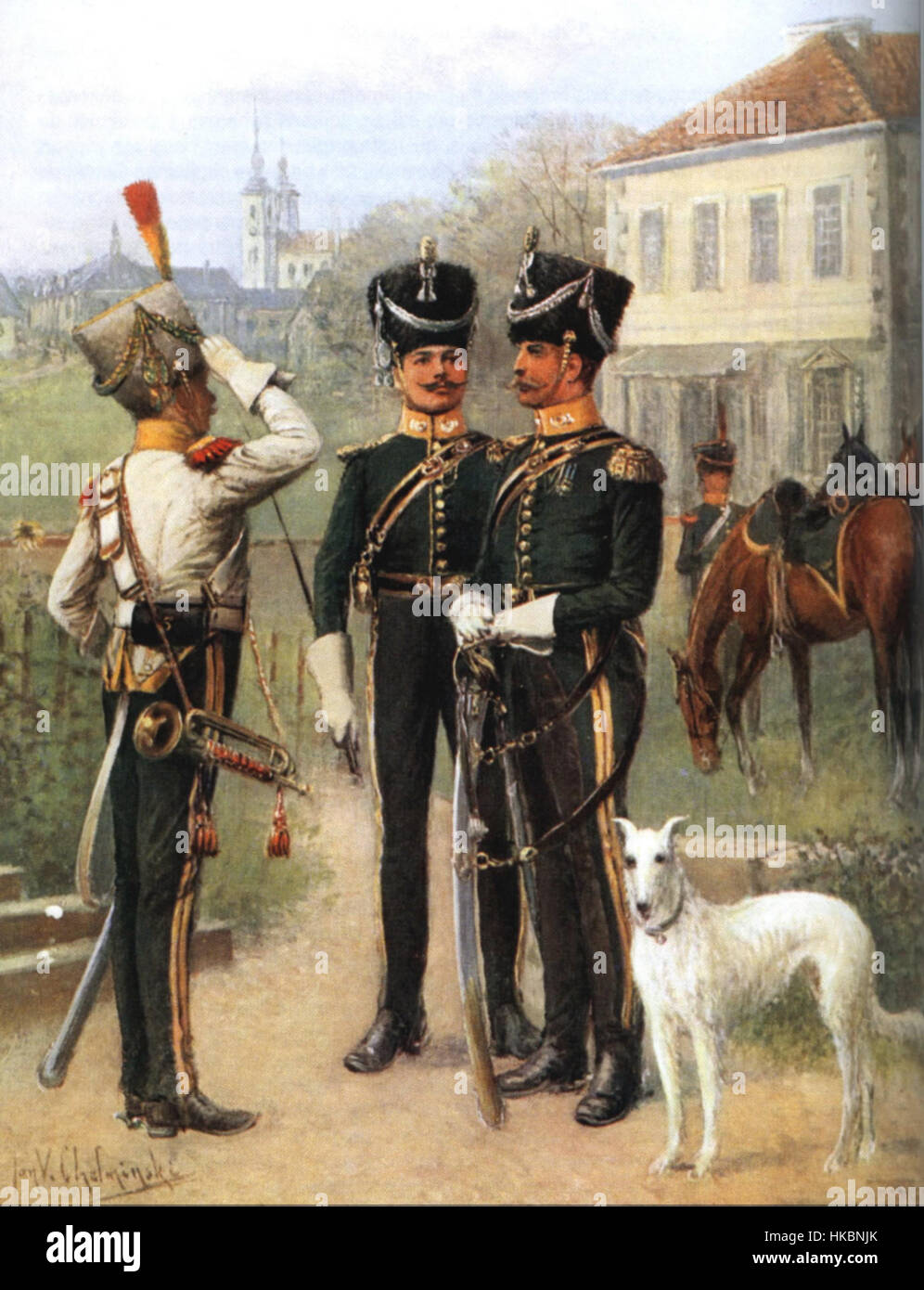 The 5th Chasseurs Regiment of the Duchy of Warsaw was a distinguished ...