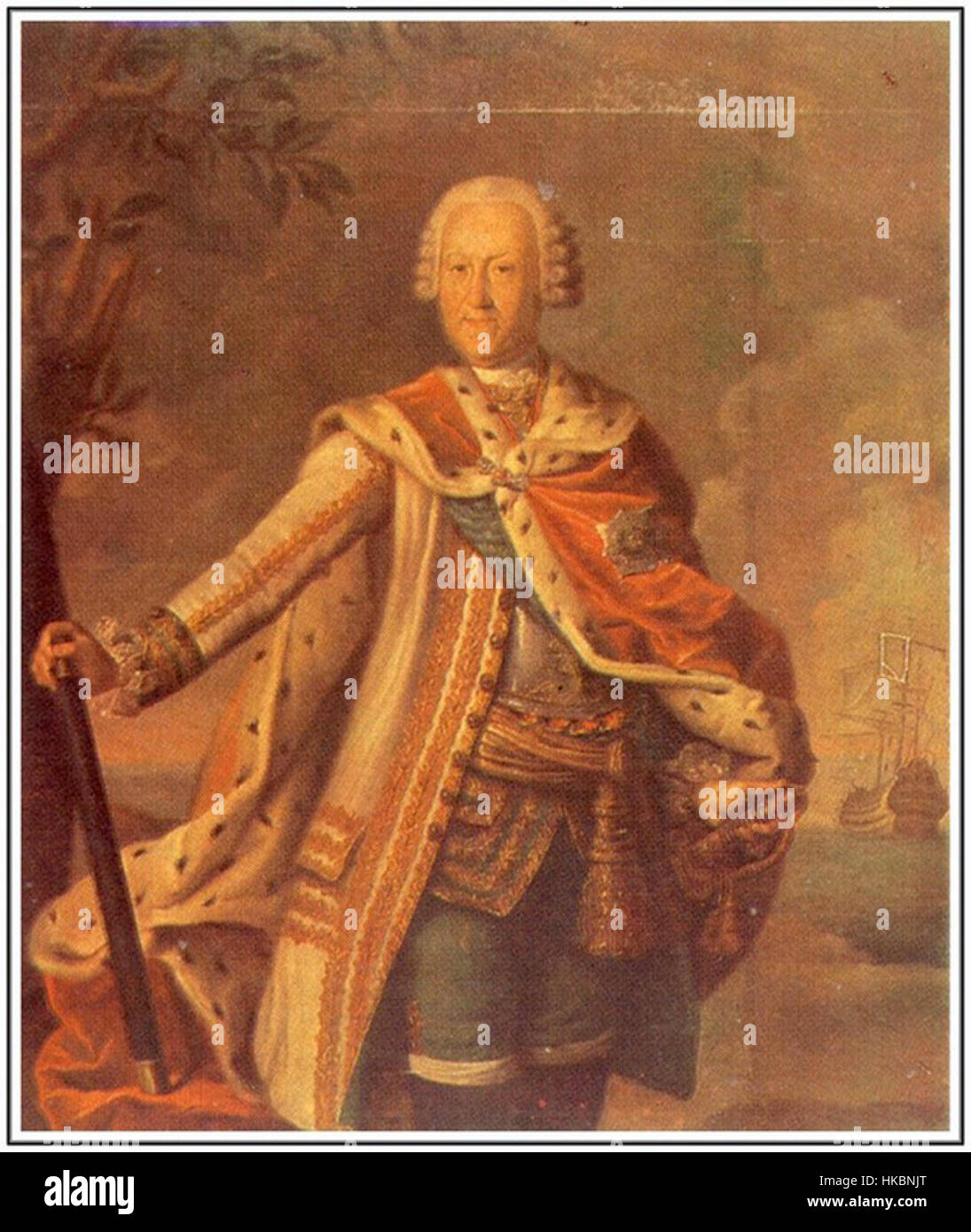 This painting of Mikhail Mikhailovich Golitsyn, a notable Russian ...
