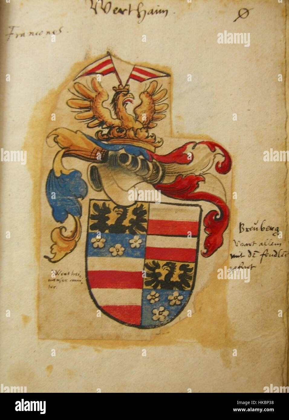 The *Allerlay Wapen 18* is a historic artwork, depicting an emblem or ...