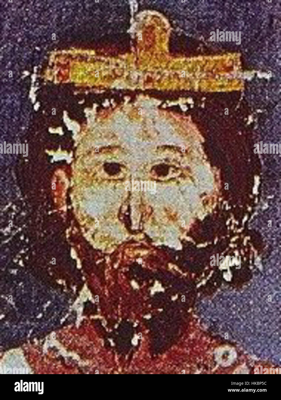 A cropped version of the historical portrait of Alexius V, an emperor ...