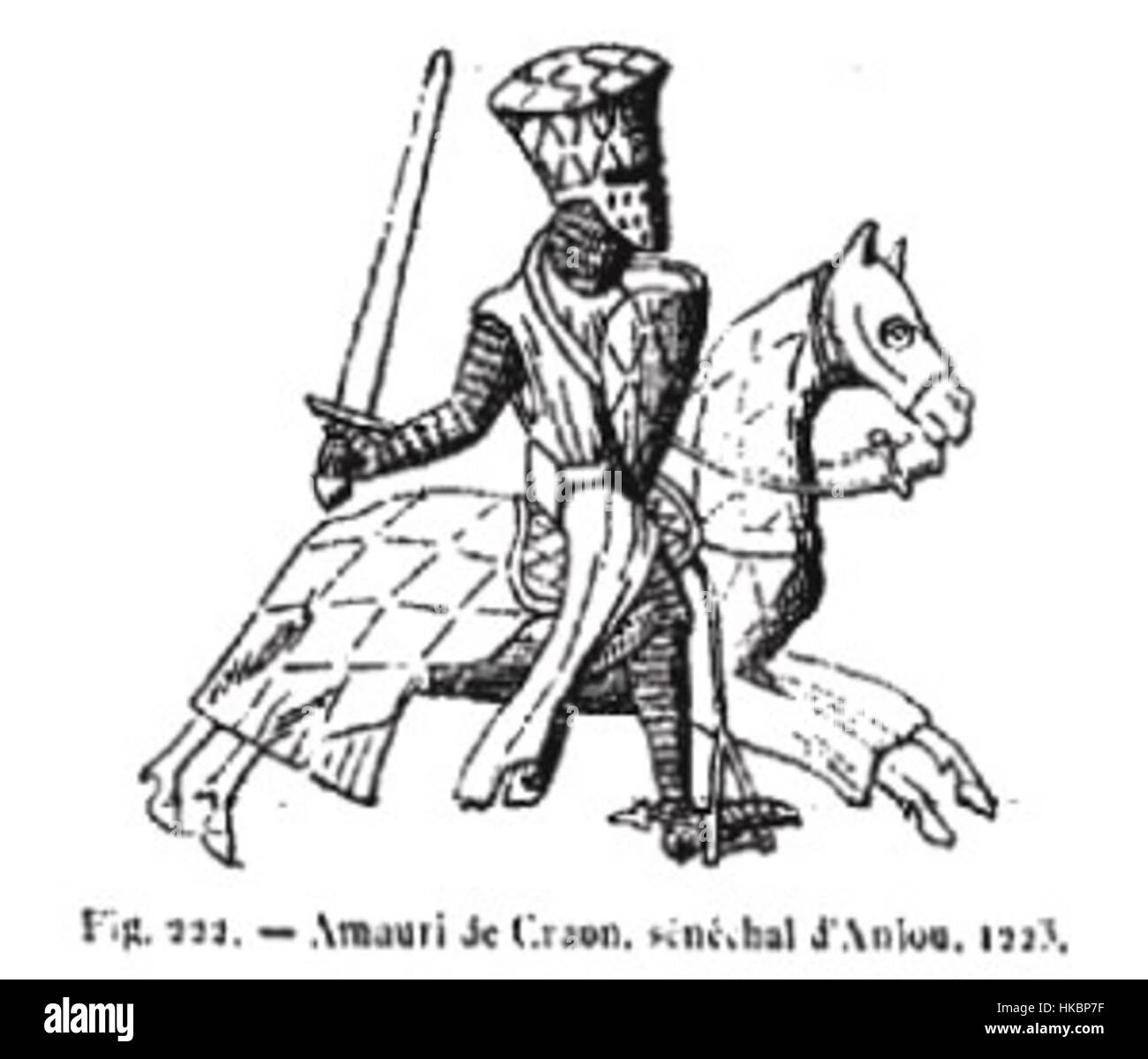 *Amaury I de Craon* was a prominent medieval figure, likely captured in ...