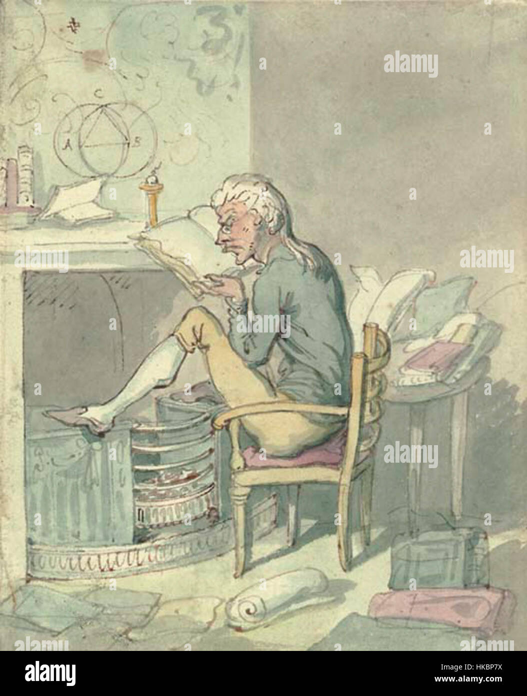 Thomas rowlandson drawing hi-res stock photography and images - Alamy