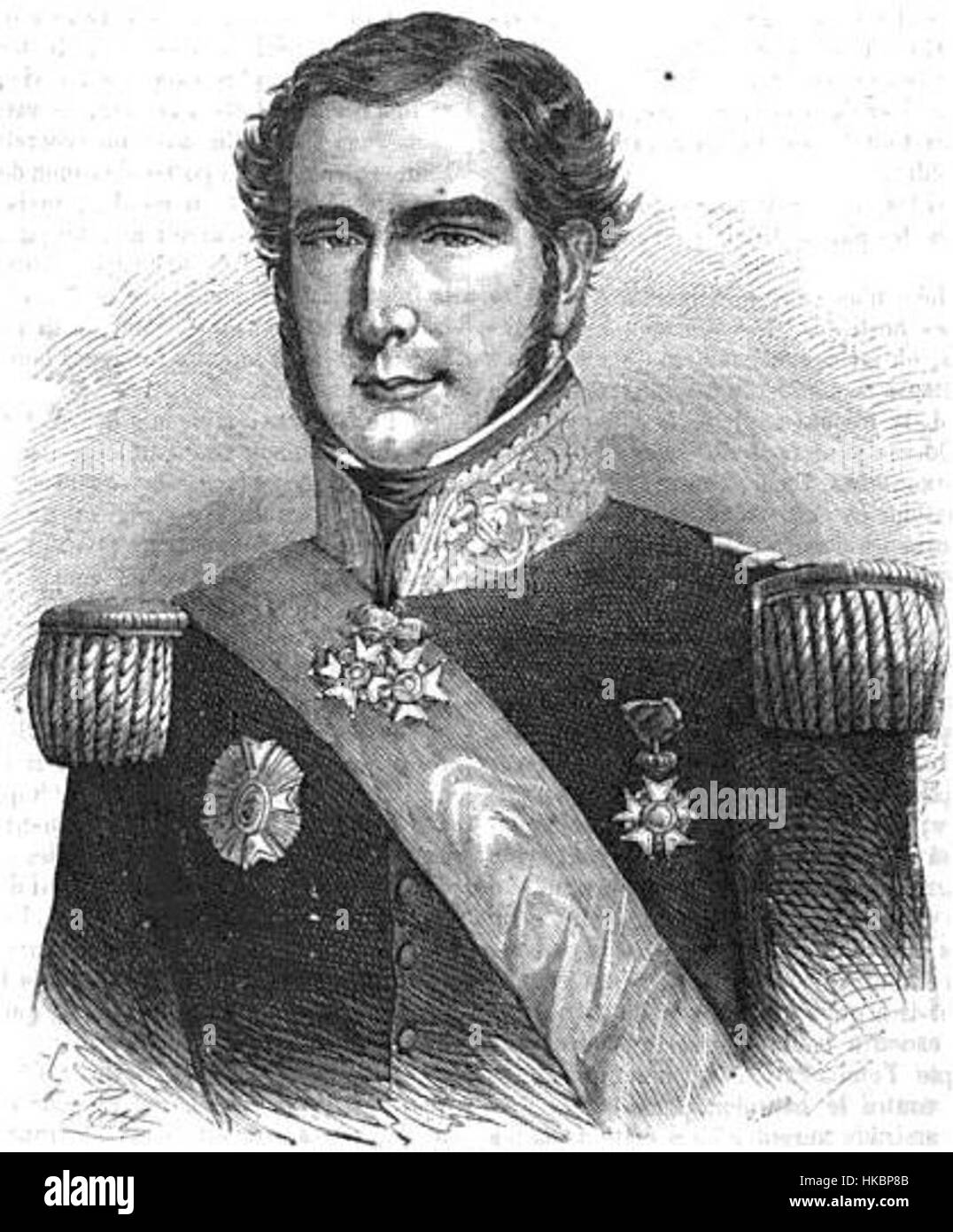 The painting 'Amiral Hamelin' depicts a portrait of Admiral Hamelin, a ...