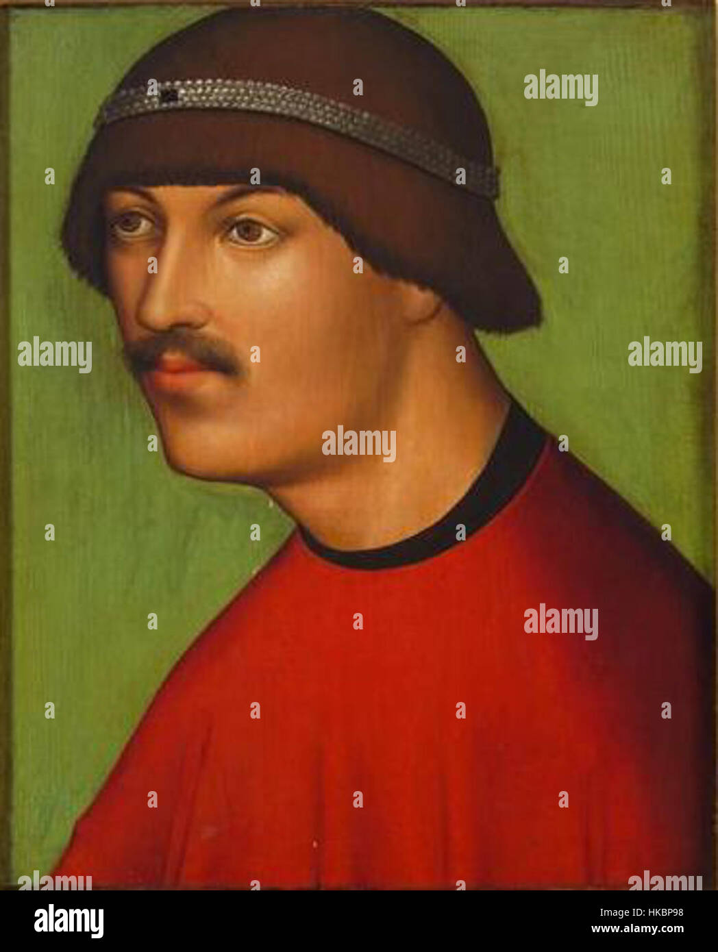 This oil painting of King Albrecht II, created by an anonymous artist ...