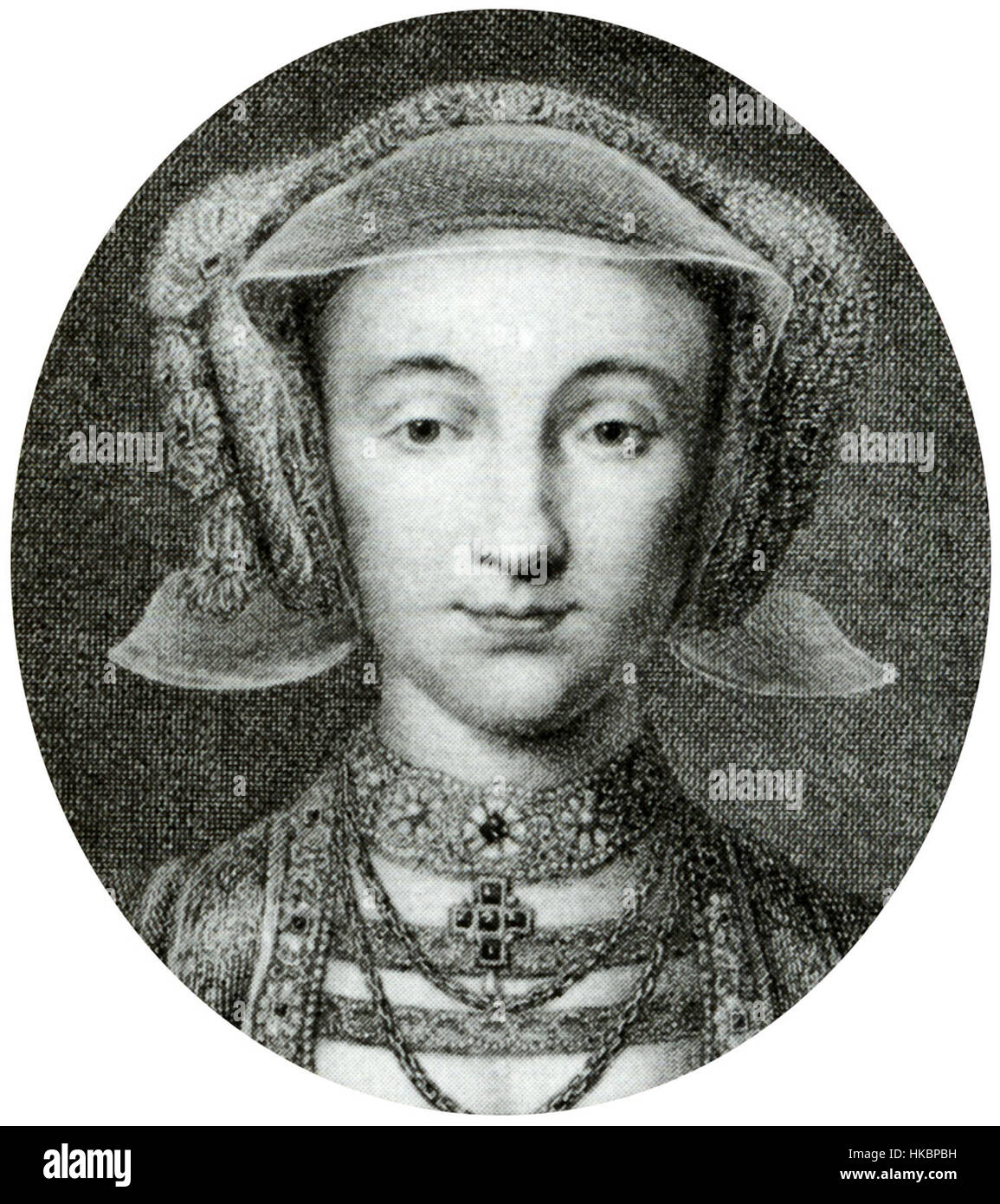 This portrait of Anne of Cleves, created during the 16th century ...