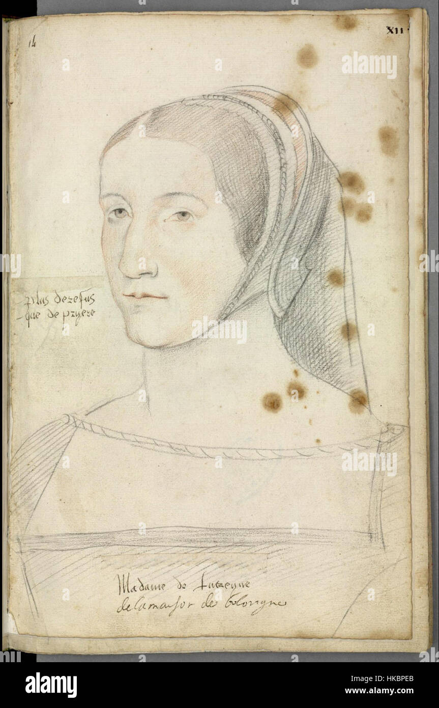 'Anne de la Tour d'Auvergne' is a portrait painting of the French ...