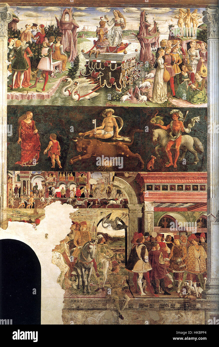 15th century italian landscape painting hi-res stock photography and ...